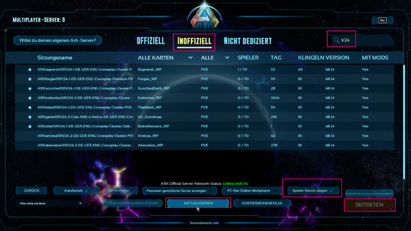 Neue Übersicht der ASA MAPs und MODs - Januar 2025 - ARKgame.de